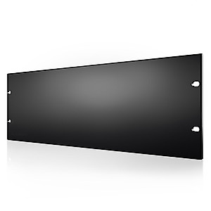 AC Infinity Rack Panel Accessory Blank 3U Space for 19" Rackmount, Heavy-Duty 3mm Gauge Steel, Black