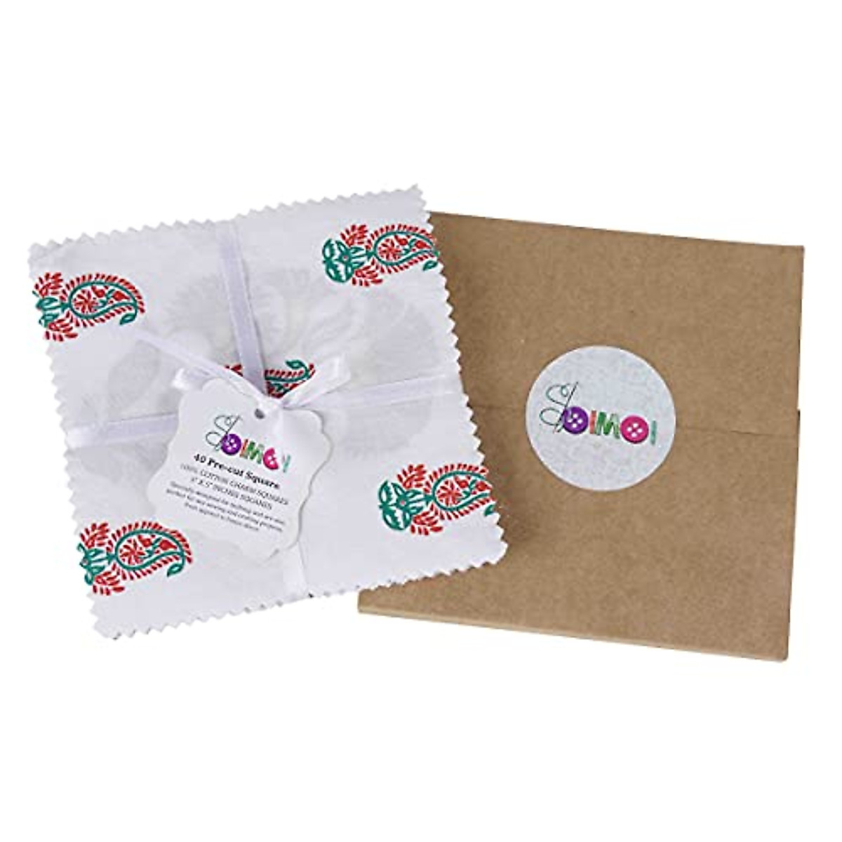 Print Precut 5-inch Cotton Fabric Quilting Squares Charm Pack DIY Patchwork Sewing Craft-