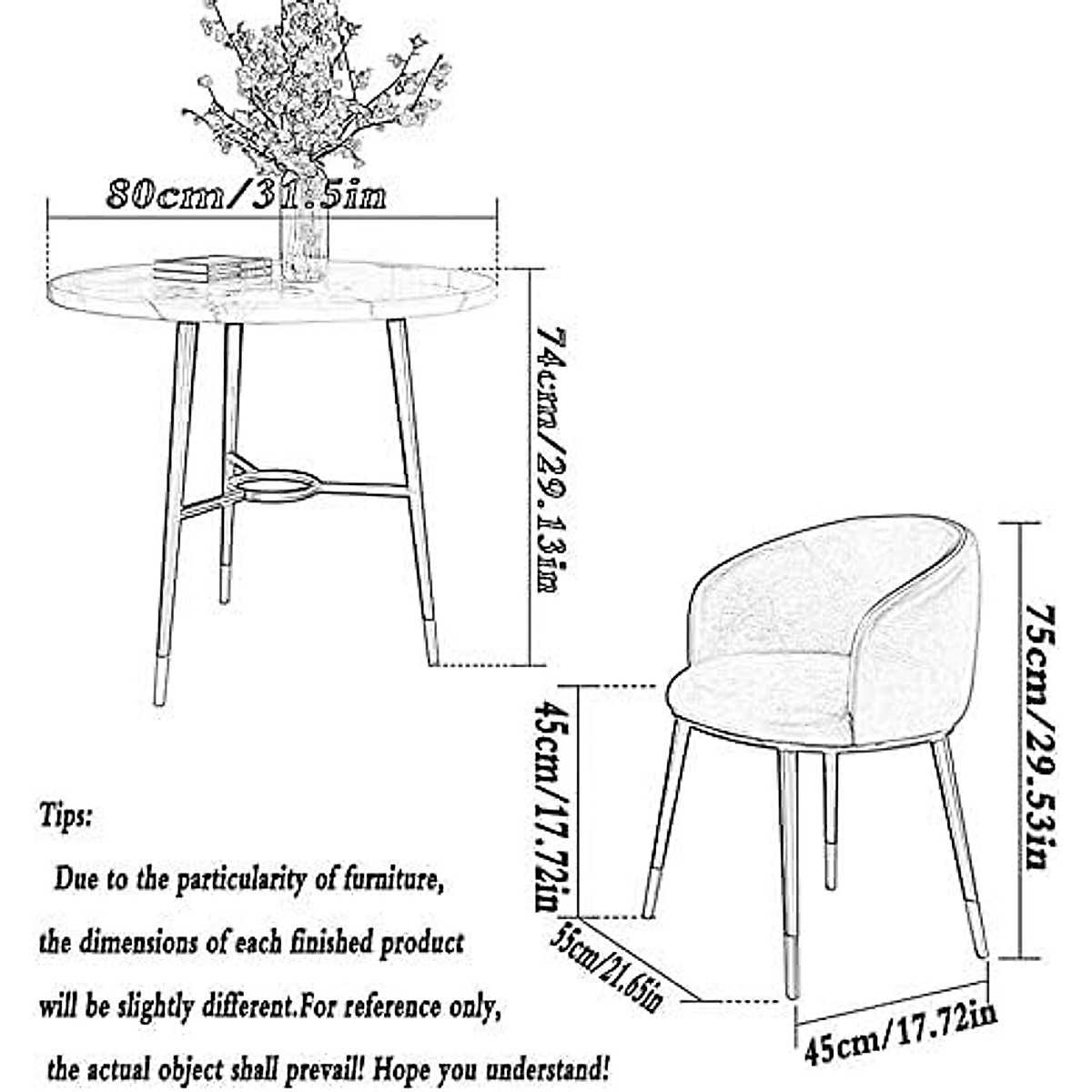 Office Reception Room Club Table, Round Negotiation Reception Tables and Chairs Combination Business Conference Room Coffee Table, Space-Saving, Suitable for Lounge (Color : Khaki)