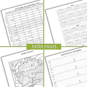 2022 Monthly Padfolio Refill for 70-290 by AT-A-GLANCE, 9" x 11", Large, Executive, Black (7090910)