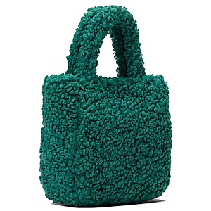 UGG Women's Maribel Mini Bag Sherpa Handbag, Black, One Size