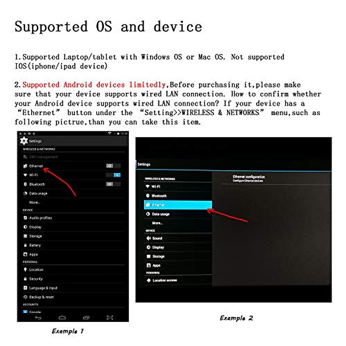 USB to RJ45 LAN Ethernet Adapter 100Mbps USB to RJ45 LAN Converter 10M 100M with Asix AX88772B AX88772 Chip (Micro USB to RJ45)