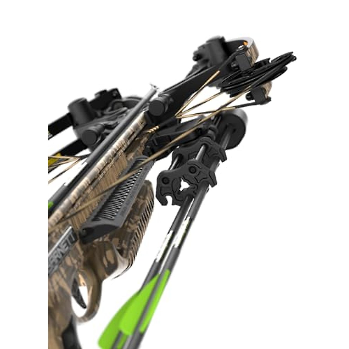 Barnett Whitetail Hunter Crossbow, with 4x32mm Multi-Reticle Scope, 2 Arrows, Lightweight Quiver, STR without Crank Device