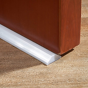 Collapsible Shower Threshold Water Dam Shower Barrier,Shower Door Dam Water Stopper Silicone Wet Room Bathroom (39Inch)