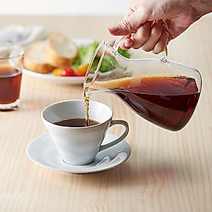 Hario Glass Coffee Decanter with Handle, 600ml, Clear