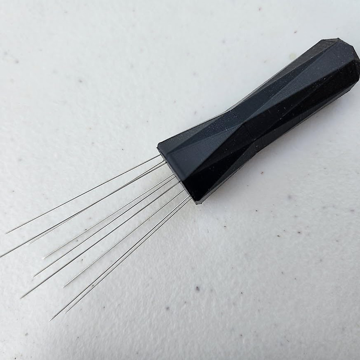 AppaMakes Coffee Stirrer WDT Tool with Magnetic Holder, Black, 0.77 inch x 0.77 inch x 4.3 inch, (JK913)