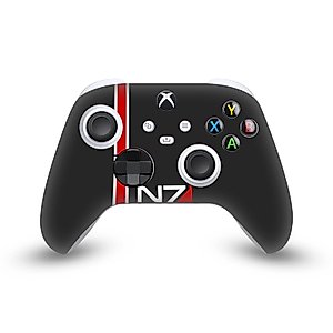 Head Case Designs Officially Licensed EA Bioware Mass Effect N7 Logo Graphics Vinyl Sticker Gaming Skin Decal Cover Compatible With Xbox Series X/S Controller