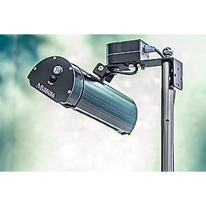 Electric 1500 watt Wall mounted Infrared heater with full up and down and side to side motorized rotate. Remote controlled Wall Mount Heater Indoor/Outdoor, Commercial/Residential