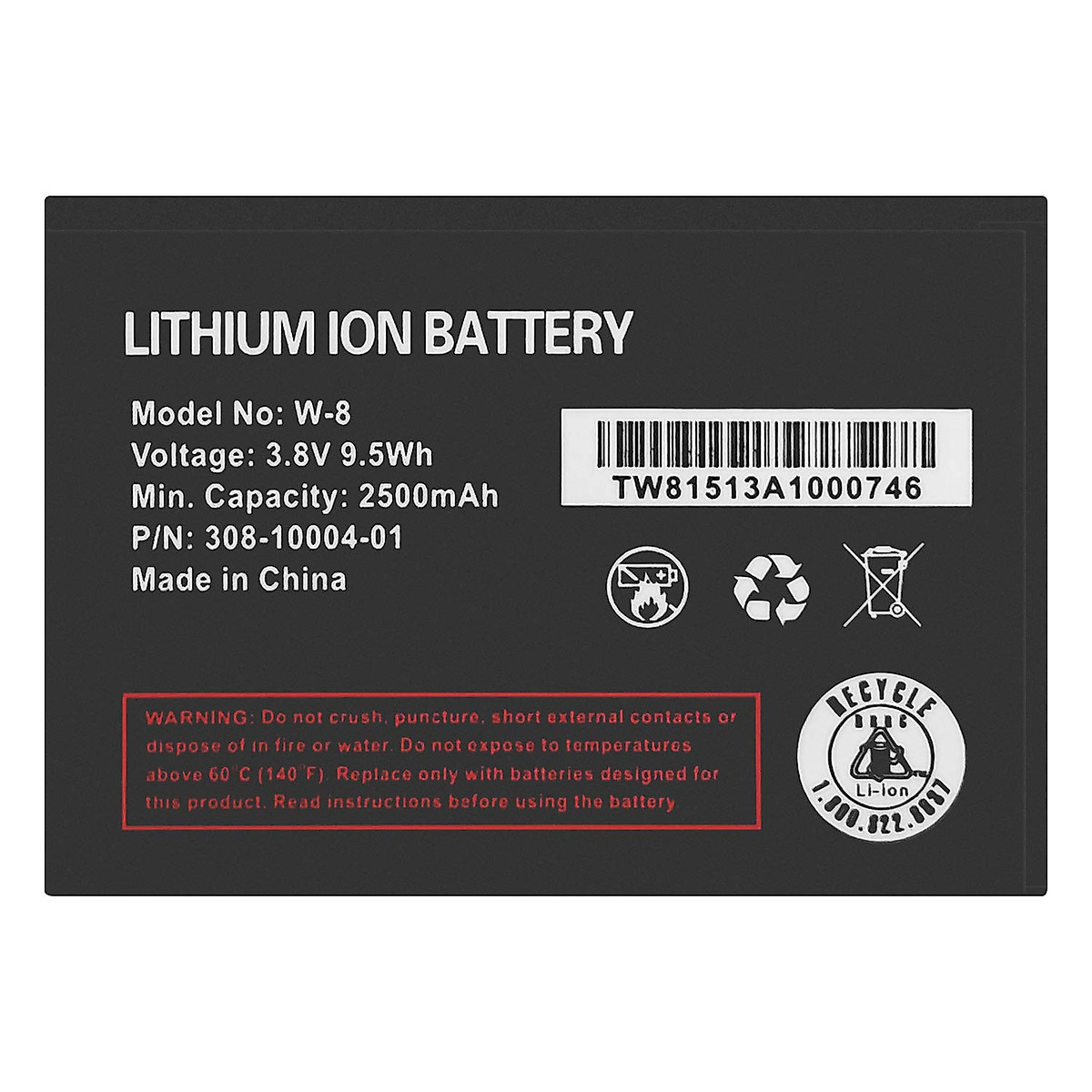 HANTOLK W-8 Battery Replacement for Sierra Wireless Netgear AC779S Fuse Boost Mobile Hotspot