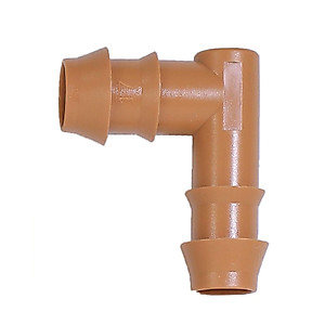 APT 1/2 Inch Drip Irrigation Fittings. 27 Count Full Irrigation System Connectors. Set of Faucet Adapter, Elbow, Transfer, Tee, End Plug, Cross and Gourmet. Also fits 17 MM Hose.