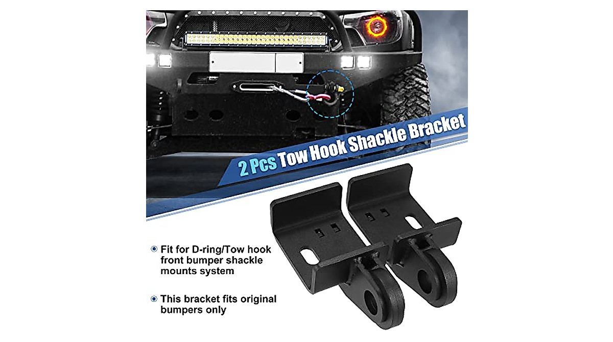 Durable Tow Hook Brackets for Toyota Tacoma 2009-2021