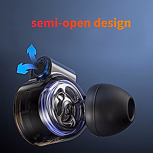 FiiO FD3 Earphones in-Ear Earbuds High Resolution 1DD Bass Heavy MMCX Connector Replaceable Cable with 2.5/3.5/4.4mm Plugs (Black)