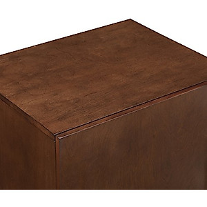 Crosley Furniture Everett Player Stand with Storage for Vinyl Records, Mahogany