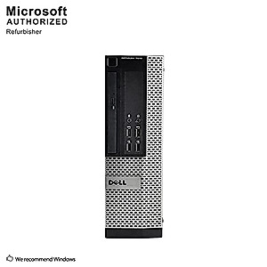 Dell Desktop Computer Package Compatible with Dell Optiplex 7010 Intel Quad Core i5 3.2GHz, 8GB Ram, 500GB HDD, 19-inch LCD, DVD, WiFi, Keyboard, Mouse, Windows 10 Pro (Renewed)