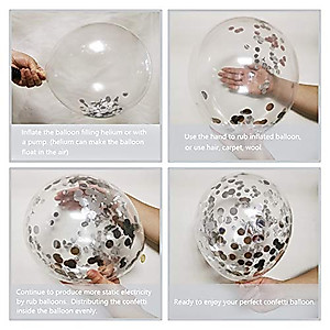 Black and Silver Party Decorations Kit, Silver Foil Fringe Curtain Backdrop, Black and Silver Balloons Set, Graduation Party Decorations 2023, Black and Silver Birthday Party Supplies