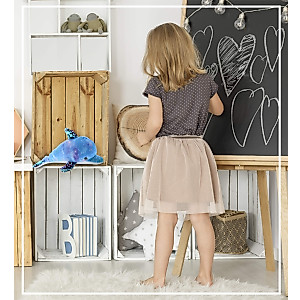 DolliBu Dolphin Space Sequin Plush - Dolphin Stuffed Animal Reversible Sequin Plush, Space-Themed Cute Stuffed Animals for Girls and Boys, Perfect Reversible Plush Dolphin for Room Décor - 12 Inches