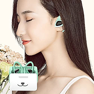 Yeahitch 5.1 Wireless Cat Over-Ear Bluetooth Headset Motion-Air Conduction Low Delay Intelligent Noise Reduction for Sports/Office
