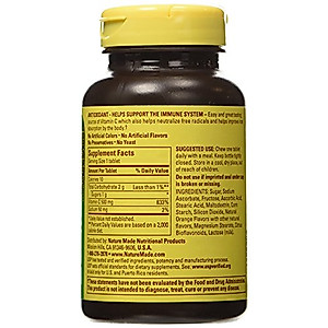 Nature Made - Vitamin C 500 mg, 120 Chewable Tablets (Twin Pack 2 x 60)