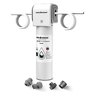 Weisswasser 0.01 μm Ultra Filtration Under Sink Water Filter System for Bàctéria Reduction, Reduces Lead, Chlorine, Bad Taste & Odor, 6K Gallons, Direct Connect to Kitchen Faucet, WU1.SH04