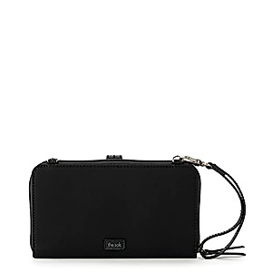 The Sak Esperato Large Smartphone Crossbody in Recycled Nylon, Black
