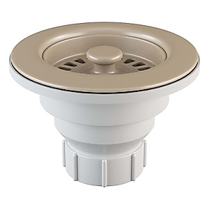 Lexicon Kitchen Sink Color Matched Strainer with Beige Finish, Fits 3.5 Inch Drain Hole LG-SB-B