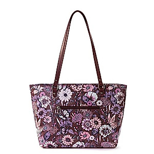 Sakroots Metro Tote Bag, Cabernet in Bloom