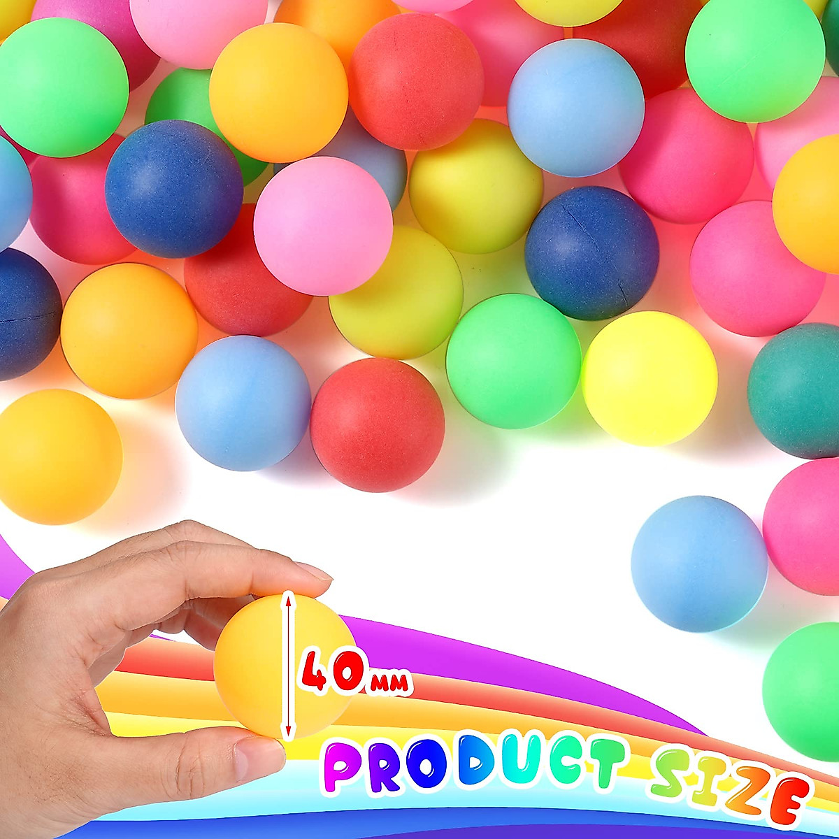 Bulk Colorful Table Tennis Balls Pack | Perfect for Parties & Crafts