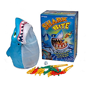Pressman Shark Bite with Let's Go Fishin' Card Game (Amazon Exclusive)