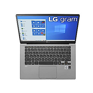 LG Gram Laptop - 14" Full HD IPS Display, Intel 10th Gen Core i7-1065G7 CPU, 16GB RAM, 512GB M.2 MVMe SSD, Thunderbolt 3, 18.5 Hour Battery Life - 14Z90N (2020)