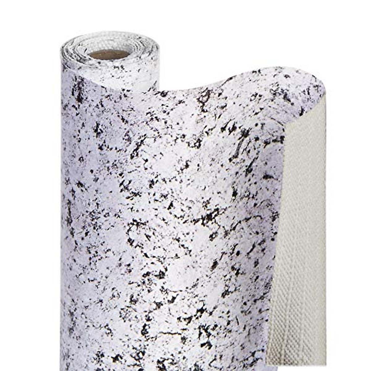 Smart Design Bonded Grip Shelf Liner - 12 Inch x 10 Feet - Non Adhesive, Strong Grip Bottom, Easy Clean Kitchen Drawer, Cabinet, Cupboard Dresser Protector Cover, Non Slip Rubber Mat - Diamond Granite