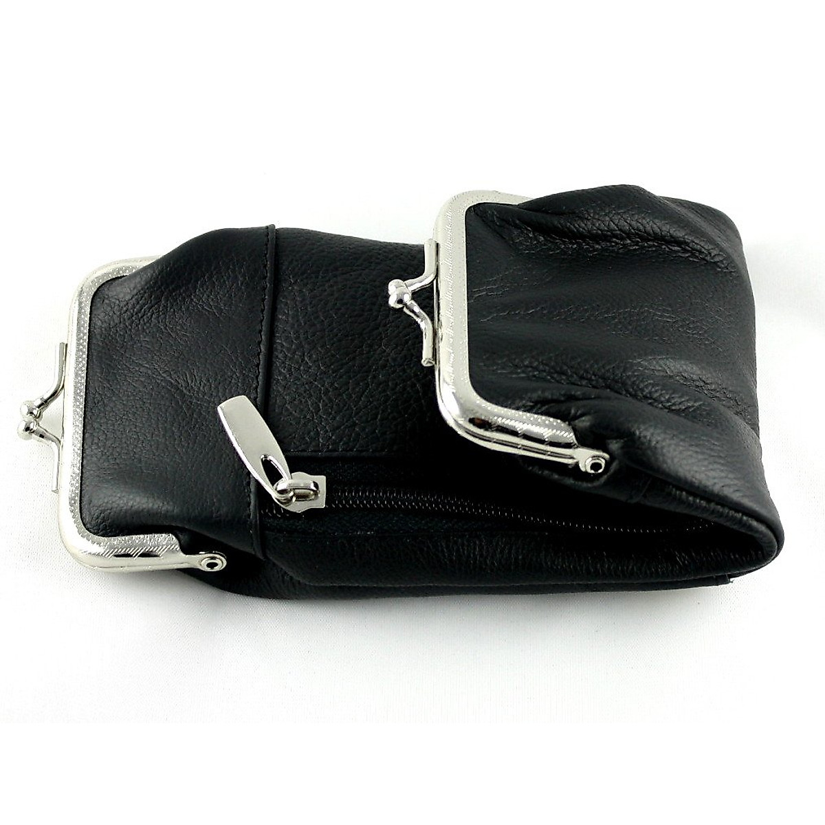 Skyway Leather Cigarette Case for Women 100's Cigarette Pack Holder Pouch - Deluxe Black