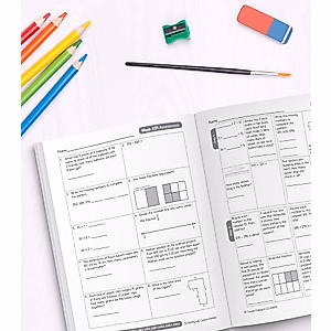 Carson Dellosa Common Core Math 4 Today Workbook—Reproducible 3rd Grade Math Workbook, Place Value, Geometry, Algebra Practice, Classroom or Homeschool Curriculum (96 pgs) (Common Core 4 Today)