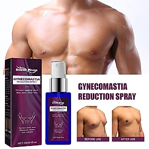 BAILIY South Moon Gynecomastia Firming Spray Cellulite Reduction Tighten Muscle Fitness 30ml U7h0 Hardening Chest Muscle Accelera Spray