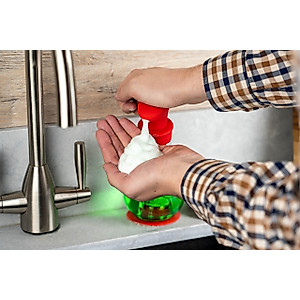 KitchenGrips Cuisipro 13 Ounce Foam Pump Soap Dispenser, Silver