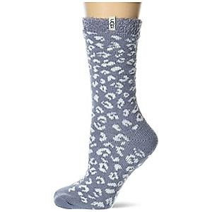 UGG Women's Josephine Fleece Lined, Cloudy Grey Leopard, One Size