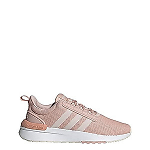 adidas Women's Racer TR21 Running Shoe, Vapour Pink/Chalk White/Black-White Box, 8