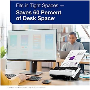 Epson DS-C330 Duplex Compact Desktop Document Scanner with Auto Document Feeder (ADF)