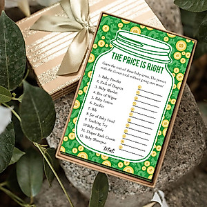50 Price is Right Baby Shower Game - Funny Questions Bundle Pack - Guess If The Price is Right Baby Shower Game Ideas for Boys, Girls, or Gender Neutral.