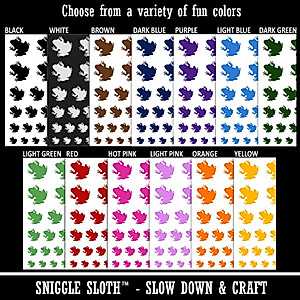 Rainforest Tree Frog Solid Temporary Tattoo Water Resistant Fake Body Art Set Collection - Black (One Sheet)