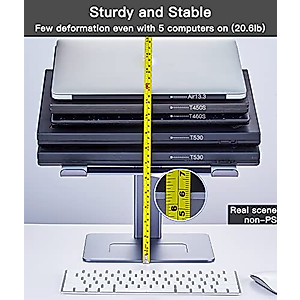 Tall Adjustable Laptop Stand | Sit/Stand & Eye-Level Camera