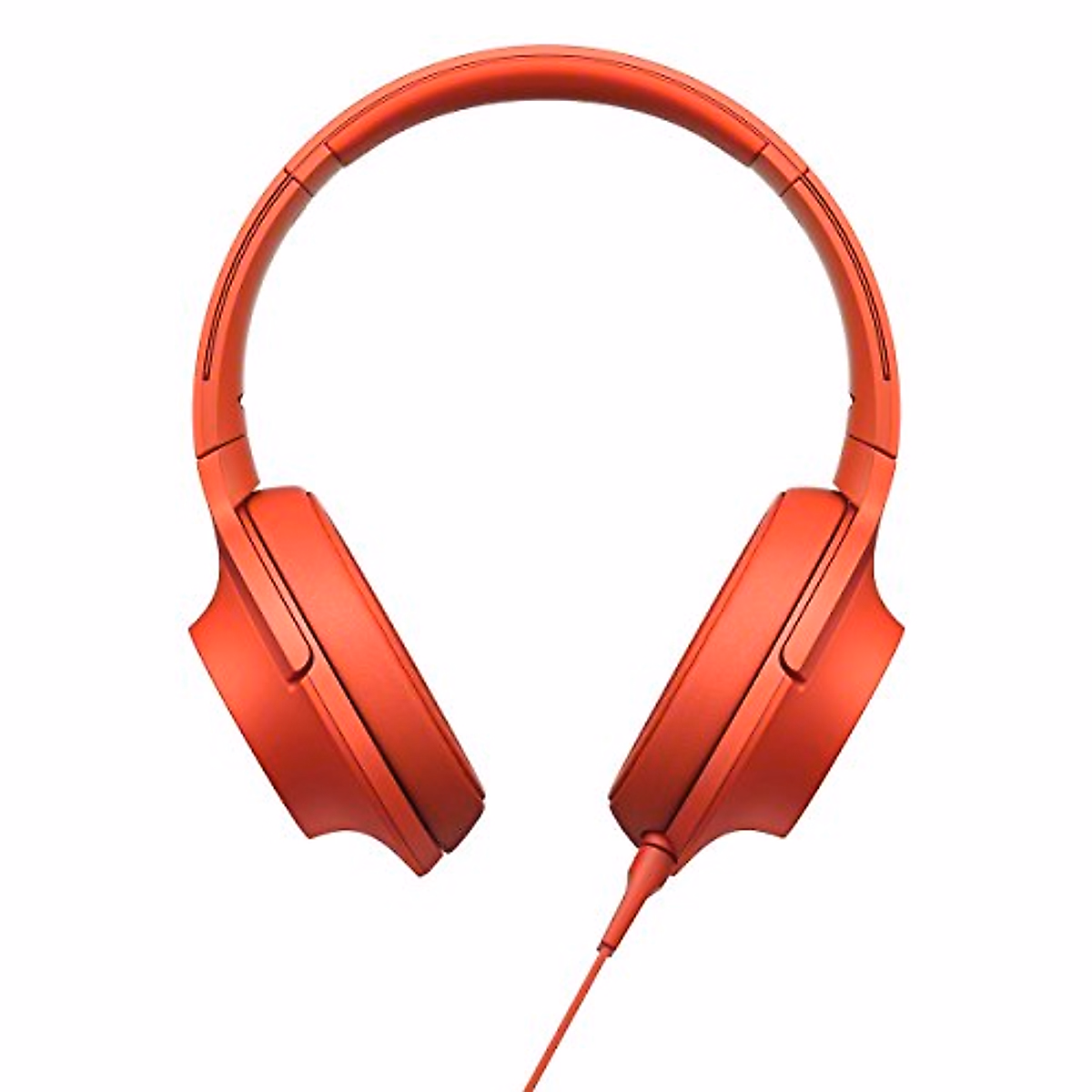 Sony hear on Premium Hi-Res Stereo Headphones (wired), Cinnabar Red