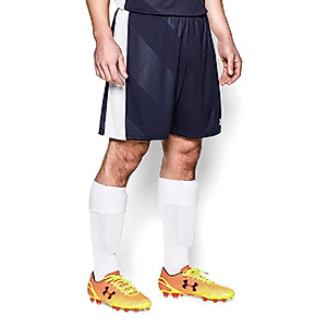 Under Armour Men's Fixture Soccer Shorts, Midnight Navy (410)/White, Small