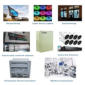18 Output 29 Amp 12V DC CCTV Distributed Power Supply Box for Security Camera, UL Listed