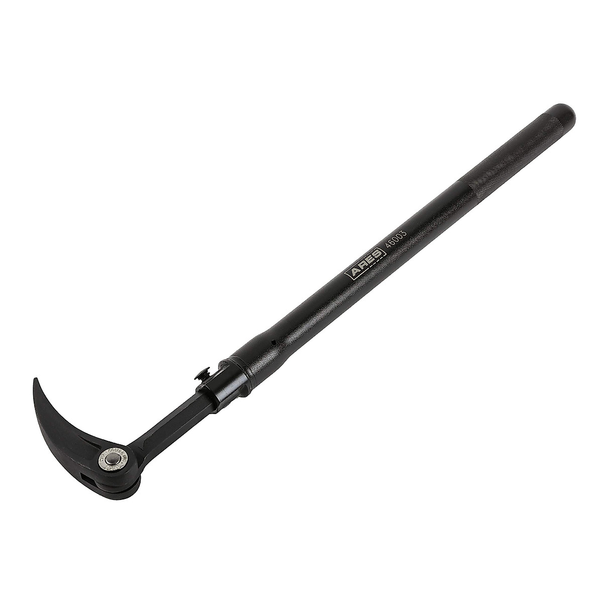 ARES 46003-21-Inch to 33-Inch Extendable Indexing Pry Bar - 14-Position Adjustable Angle Head - High Strength Chrome Vanadium Steel