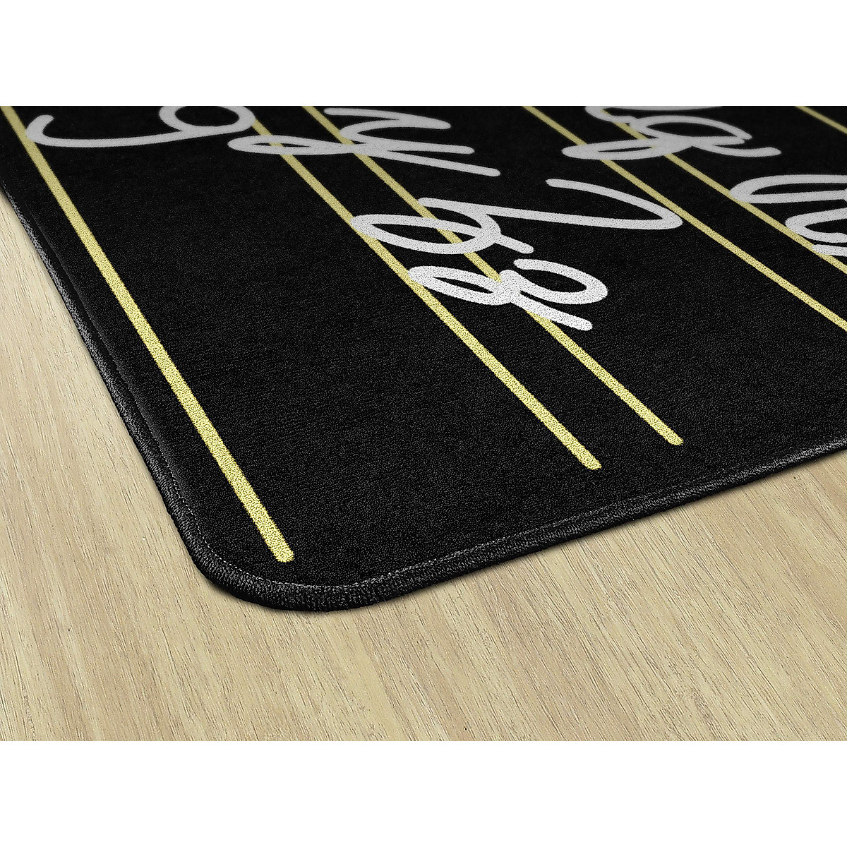 Flagship Carpets Handwriting Samplers ABC Children's Floor Area Rug for Indoor Classroom or Home Learning Area, Kids Room or Educational Play Mat, 7'6" x 12', Rectangle