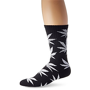 Athletic Sports High Crew Socks for Men Women Leaf Cotton Sock(4 Pairs Mix Color)