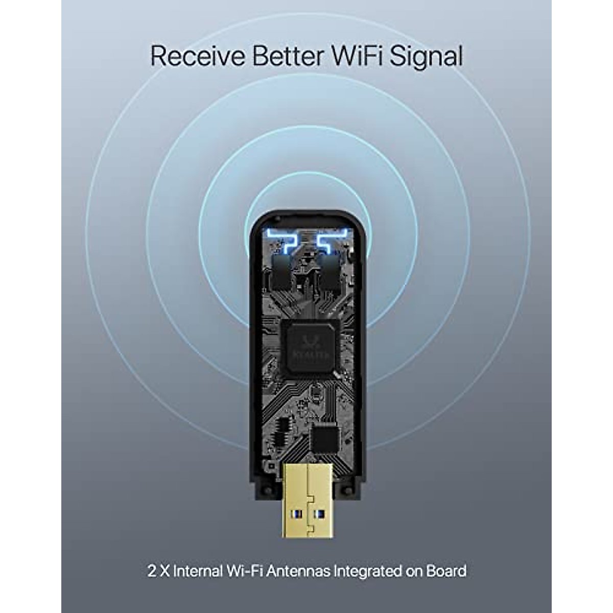 BrosTrend Linux USB WiFi Adapter 1200Mbps Supports Ubuntu, Mint, Kali, Debian, Kubuntu, Mate, Zorin, PureOS, Raspberry Pi 2+, Windows 11, USB3.0 Wireless Dual Band Wi-Fi 5GHz/867Mbps + 2.4GHz/300Mbps