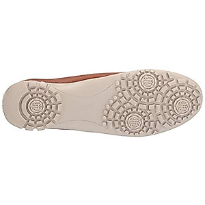 MARC JOSEPH NEW YORK Women's Golf Leather Made in Brazil Liberty Performance Fashion Shoe Moccasin, tan Grainy, 10 B(M) US