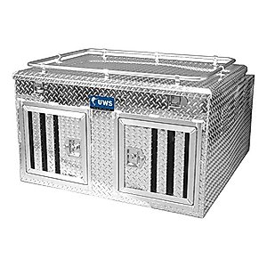 UWS DB-4848N 48" Northern 2-Door Deep Dog Box with Divider