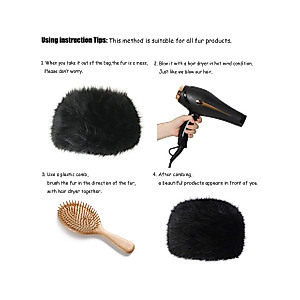 Soul Young Women's Winter Faux Fur Cossak Russian Style Hat(One Size,Nature)